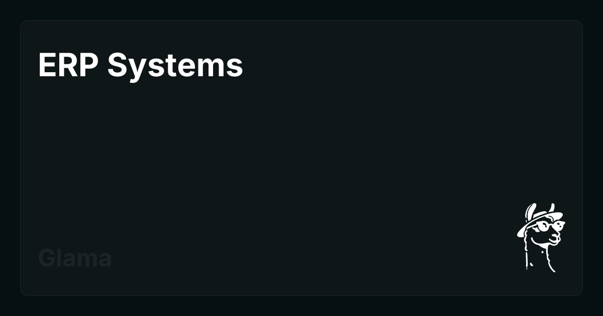 ERP Systems | Glama