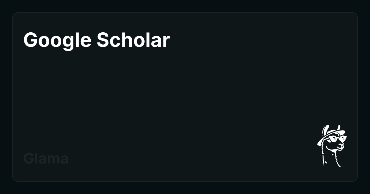 Google Scholar | Glama
