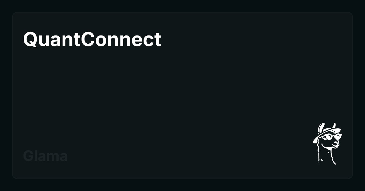 QuantConnect | Glama