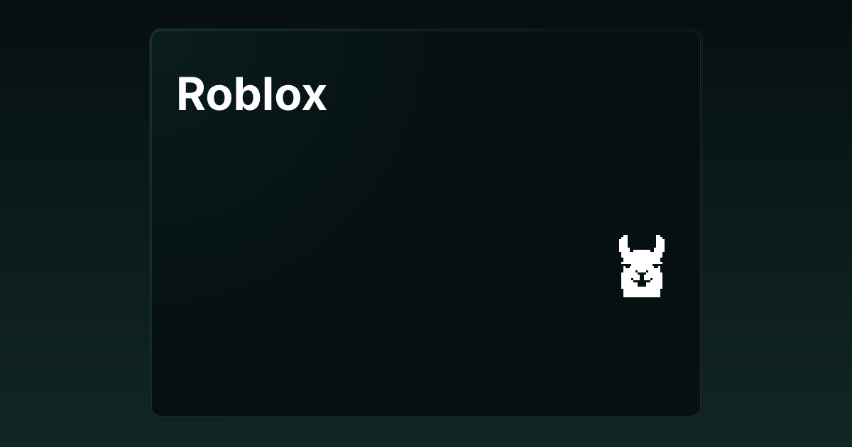 Roblox | Glama