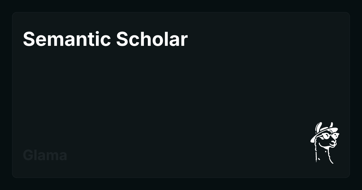 Semantic Scholar | Glama