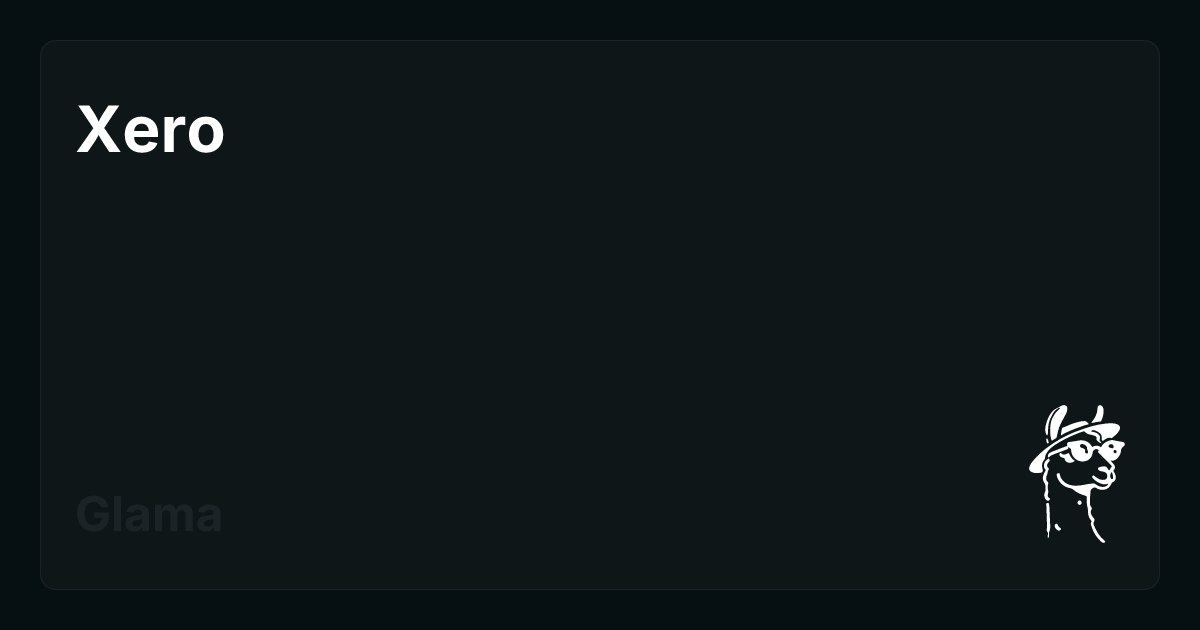 Xero | Glama