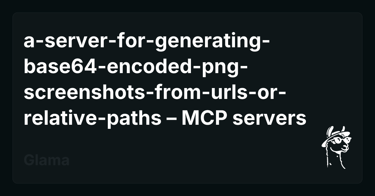 a-server-for-generating-base64-encoded-png-screenshots-from-urls-or ...