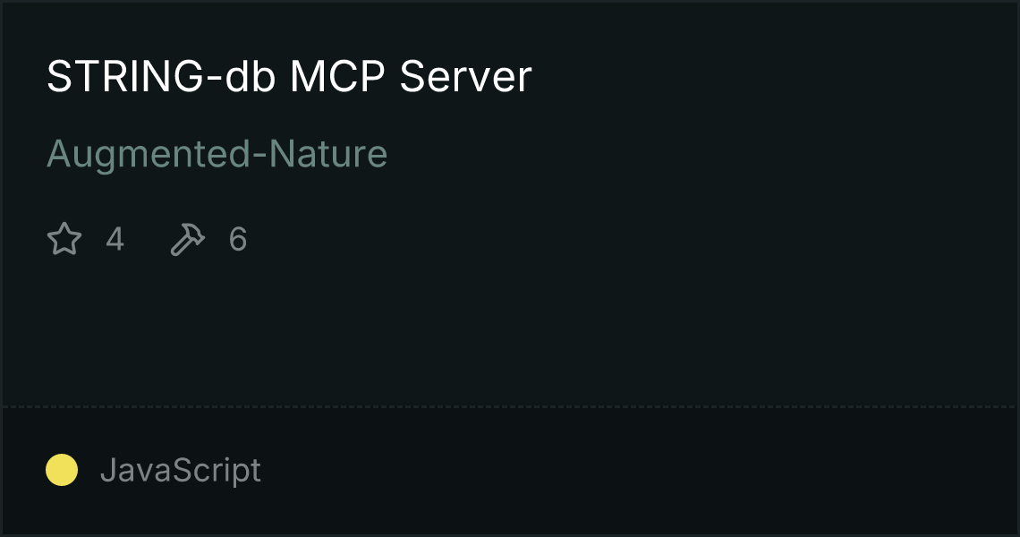 get_interaction_network - STRING-db MCP Server | Glama