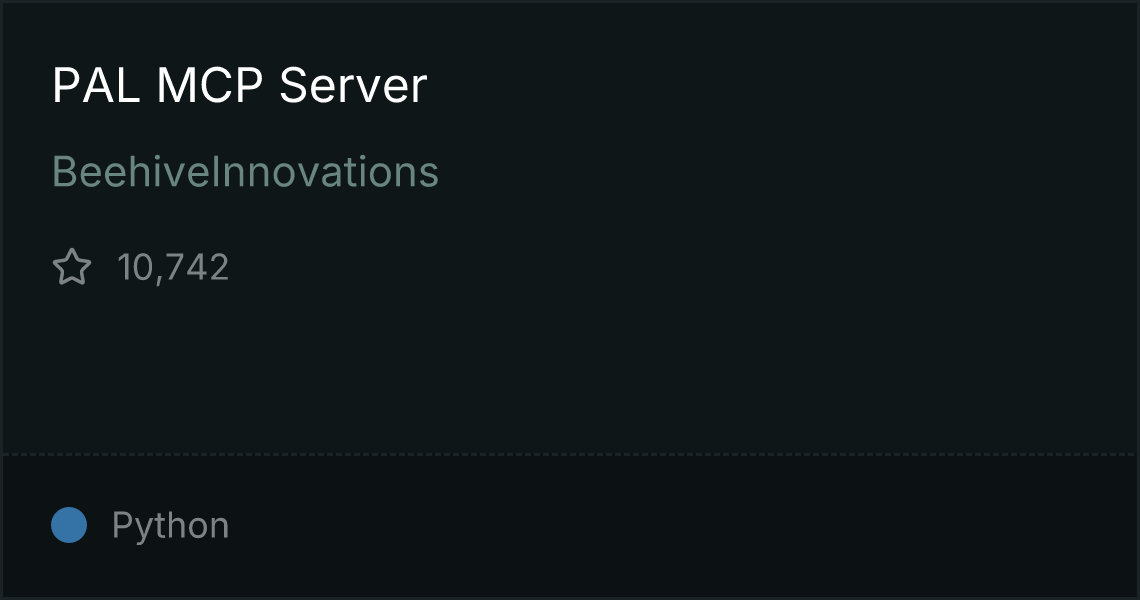 PAL MCP Server alternatives | Glama