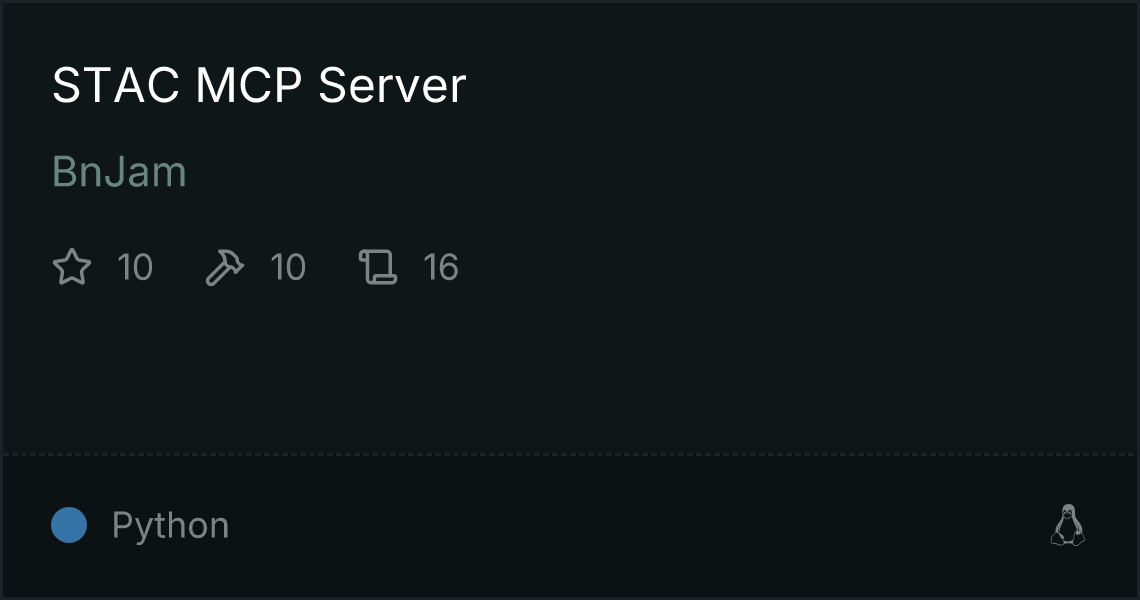 Schema | STAC MCP Server | Glama