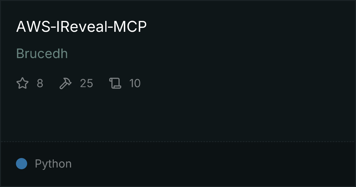 Inspect | AWS‑IReveal‑MCP | Glama