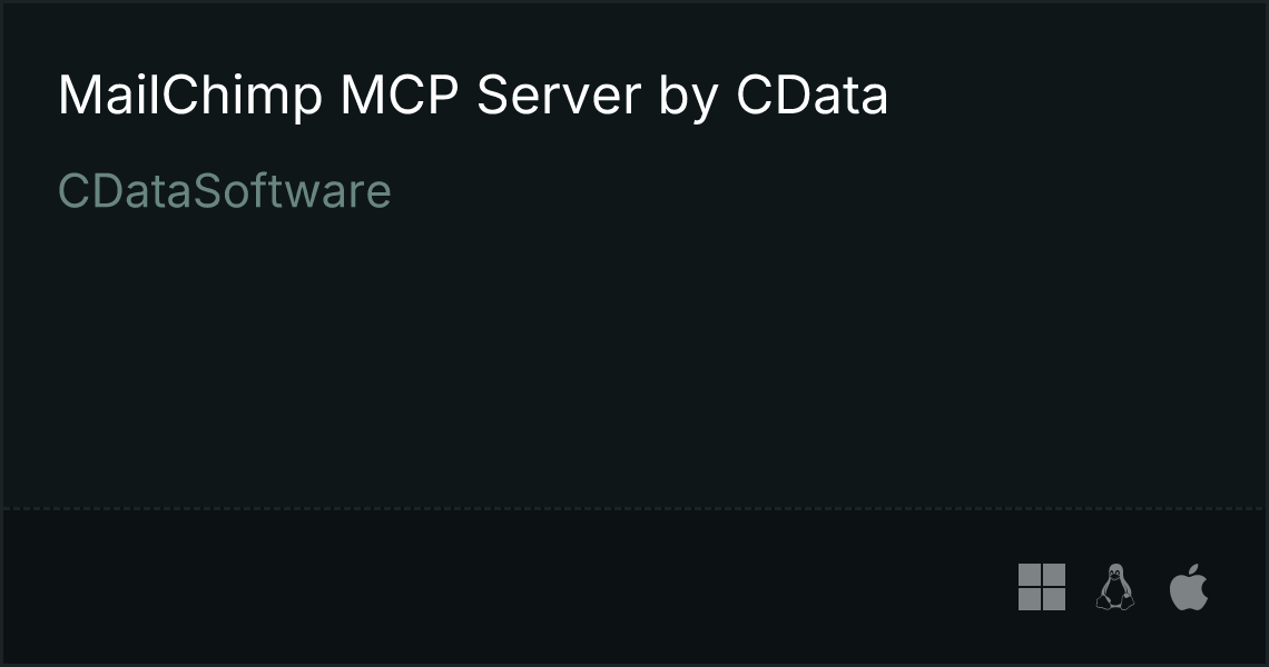 MailChimp MCP Server by CData | Glama