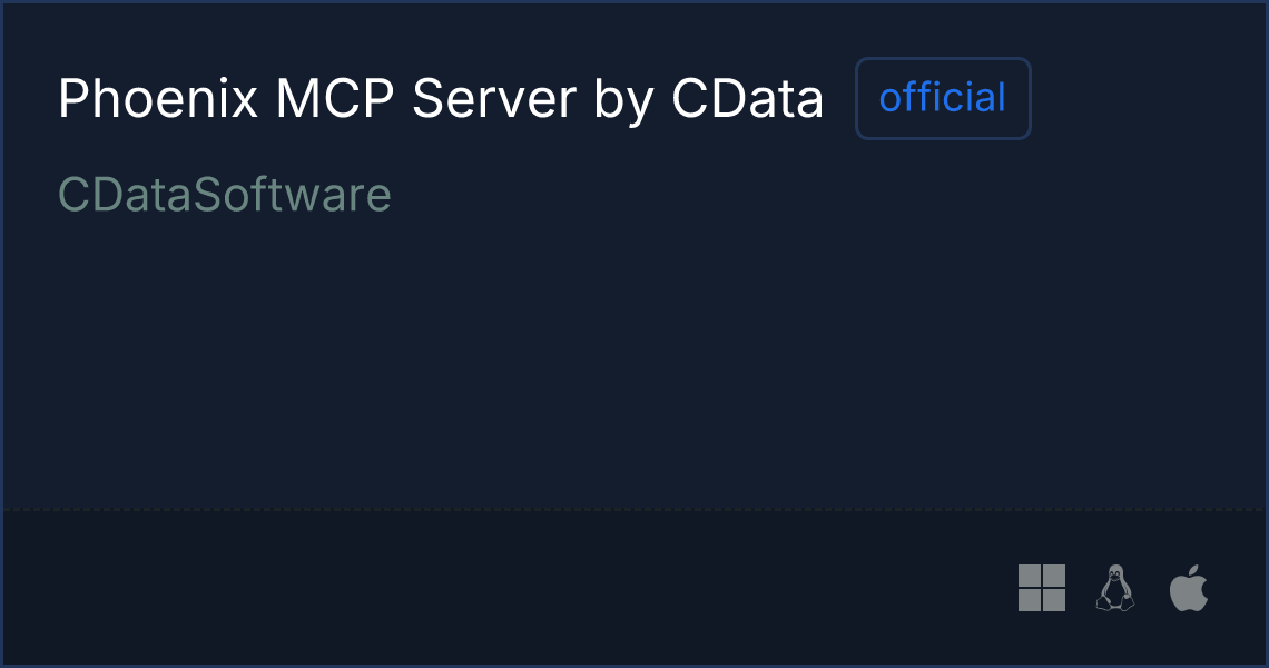 Phoenix MCP Server by CData | Glama