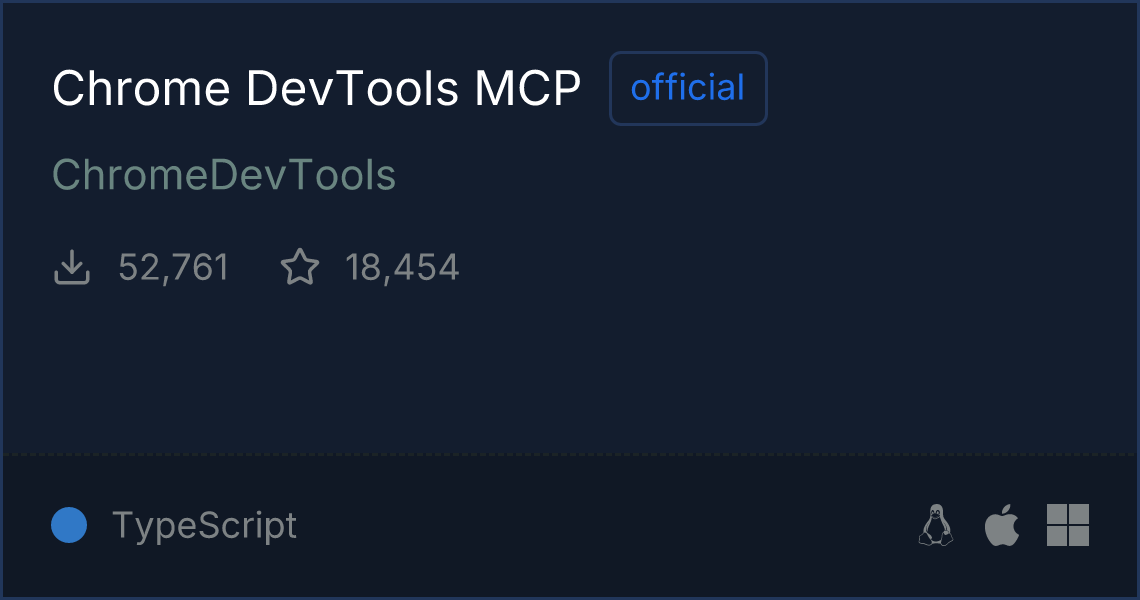 Discussions | Chrome DevTools MCP | Glama