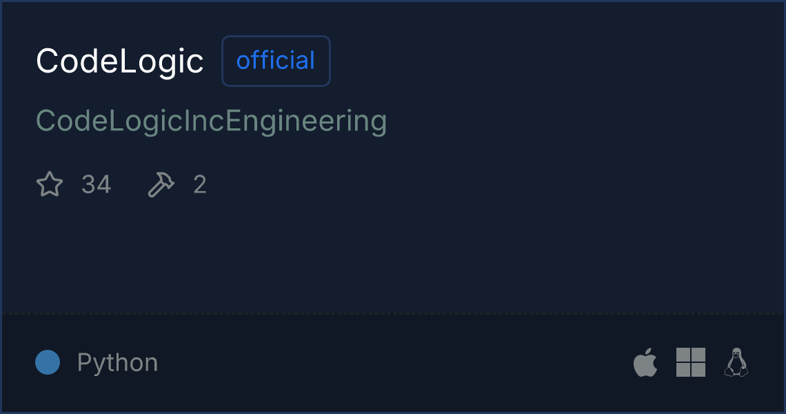 CodeLogic by CodeLogicIncEngineering | Glama