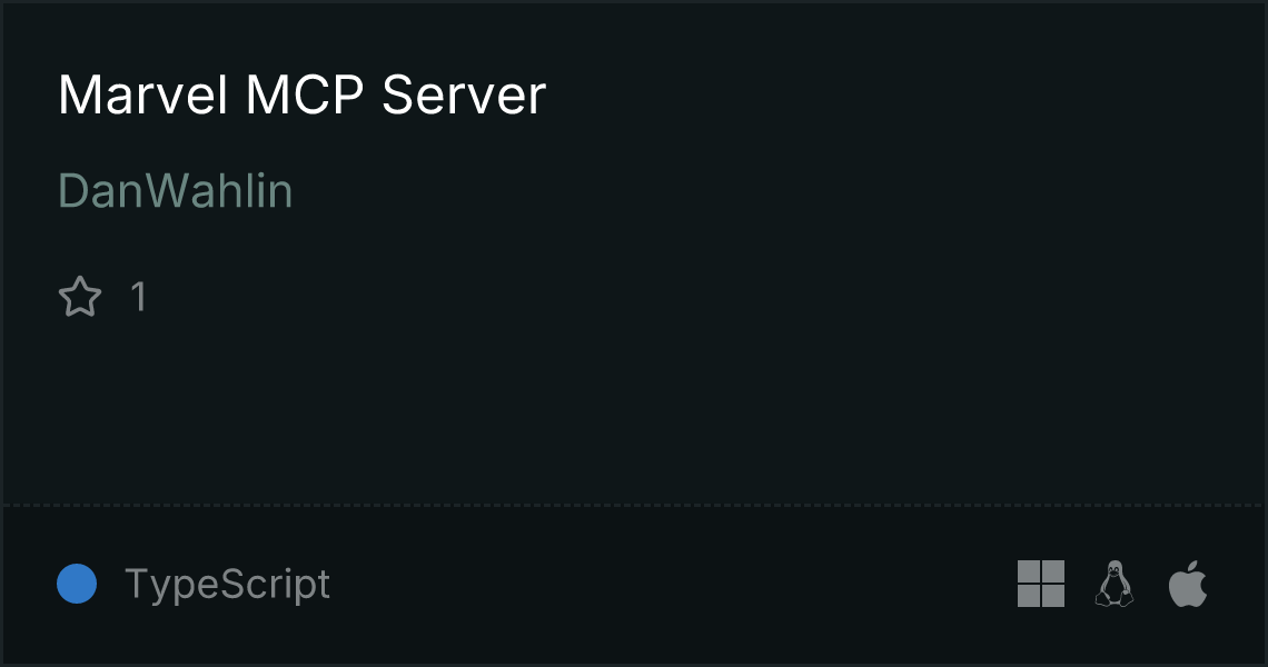 Marvel MCP Server | Glama