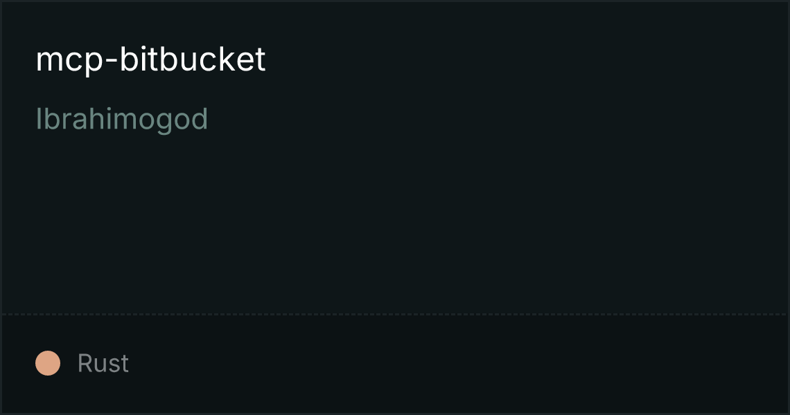 mcp-bitbucket | Glama