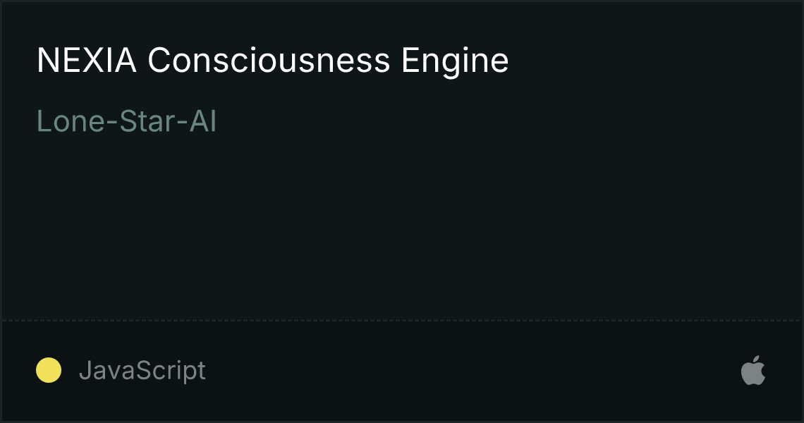 NEXIA Consciousness Engine | Glama