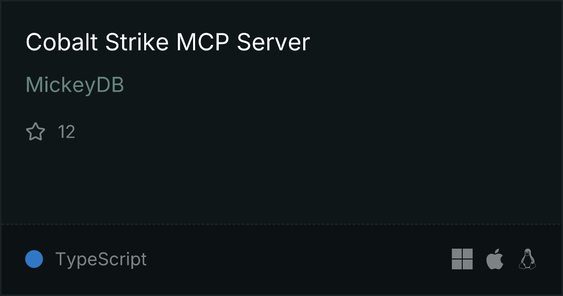 Score | Cobalt Strike MCP Server | Glama