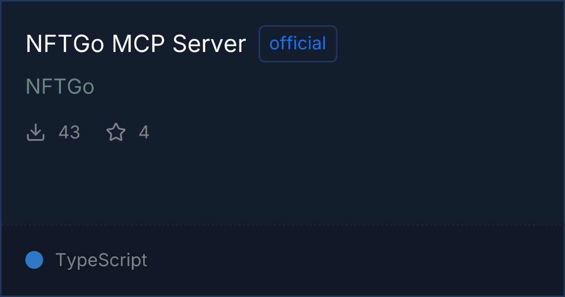 NFTGo MCP Server | Glama