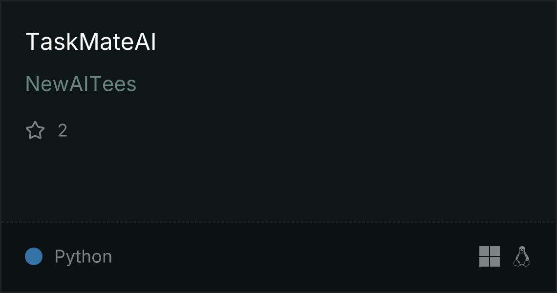 TaskMateAI | Glama