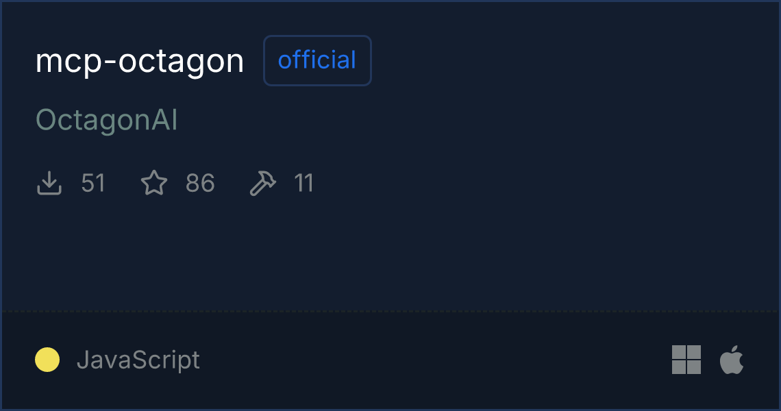 mcp-octagon by OctagonAI | Glama