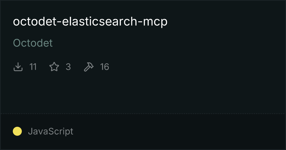 octodet-elasticsearch-mcp | Glama