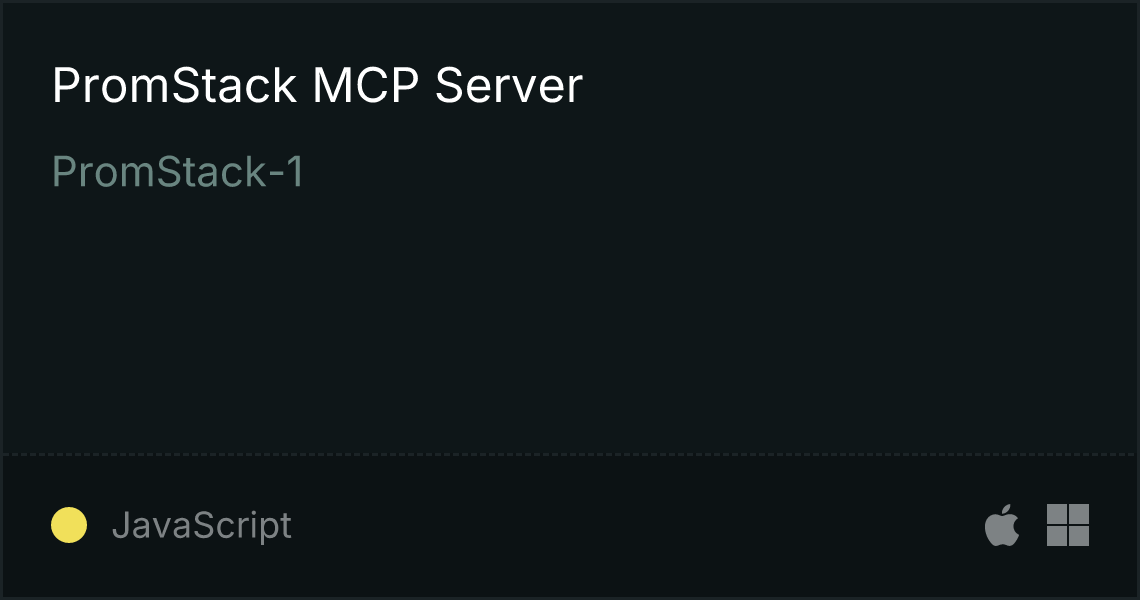 Schema | PromStack MCP Server | Glama