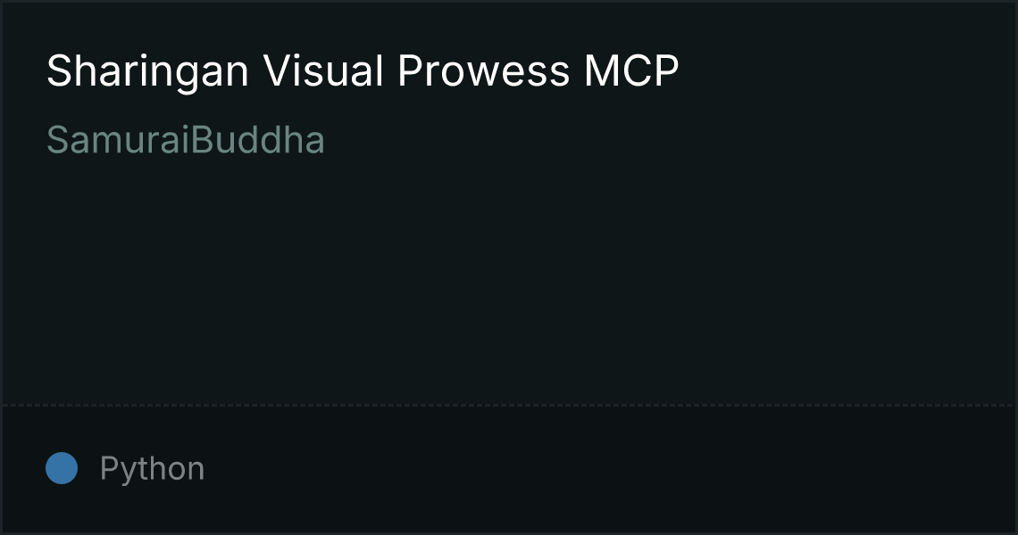 Sharingan Visual Prowess MCP | Glama