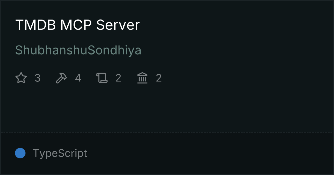 Score | TMDB MCP Server | Glama
