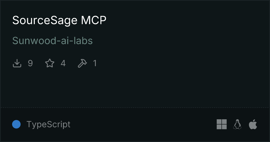 SourceSage MCP | Glama