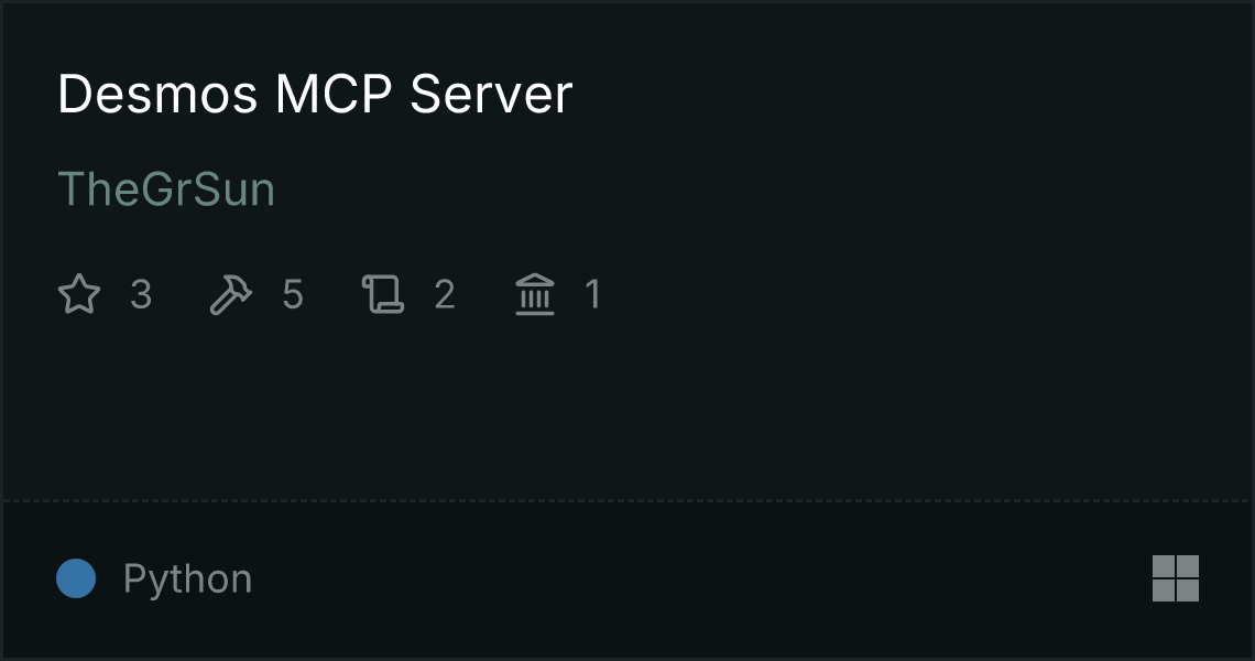 hello - Desmos MCP Server | Glama