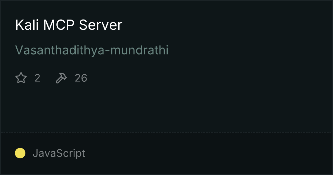 Inspect | Kali MCP Server | Glama