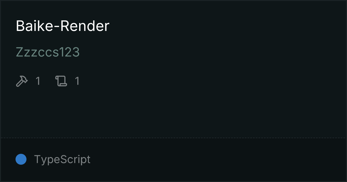 Baike-Render | Glama