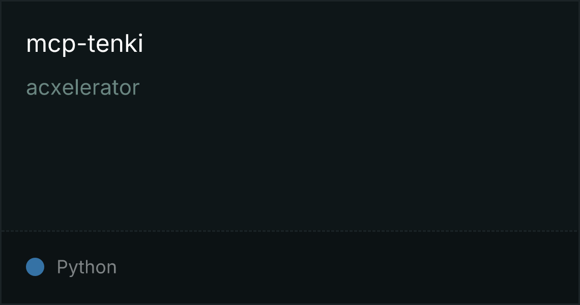 mcp-tenki | Glama