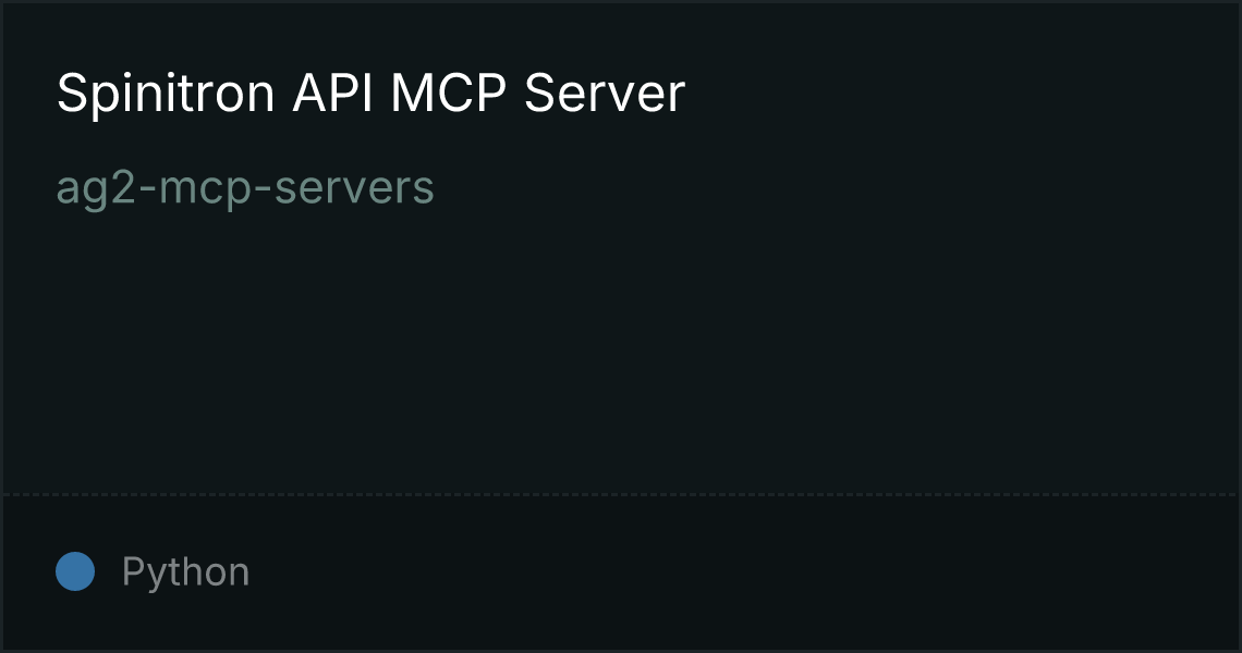 Spinitron API MCP Server | Glama