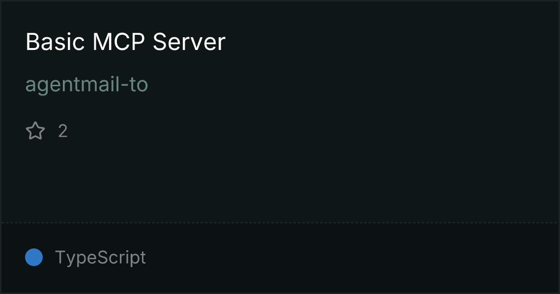 Basic MCP Server | Glama