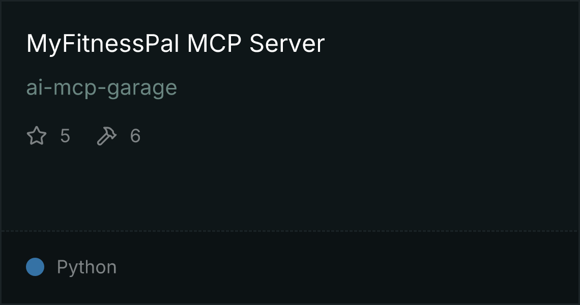 get_daily_summary - MyFitnessPal MCP Server | Glama