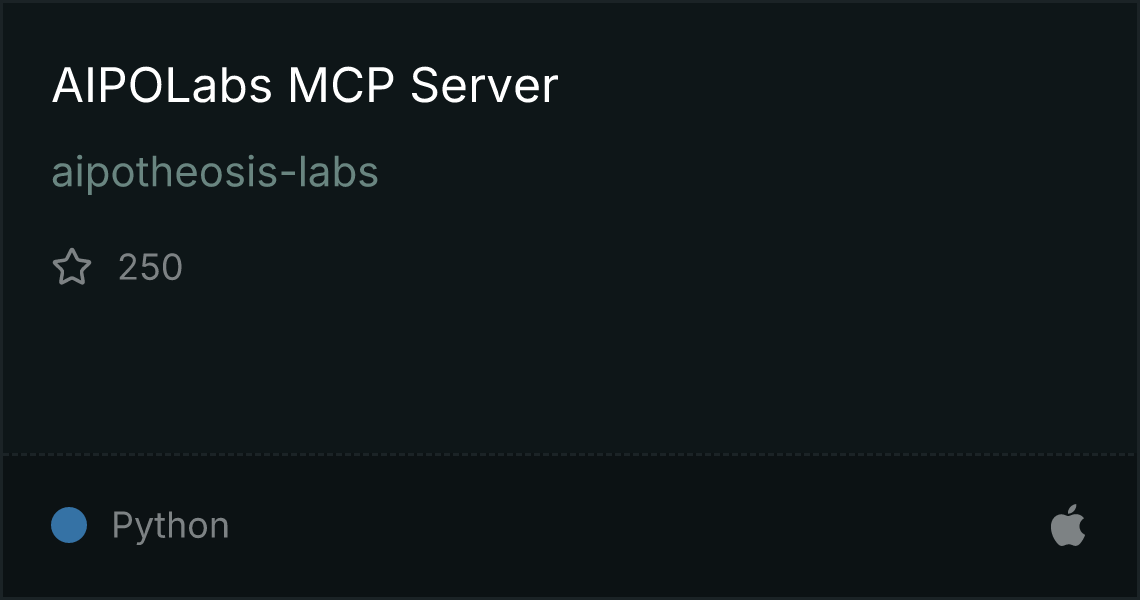 AIPOLabs MCP Server | Glama