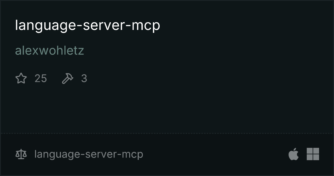 language-server-mcp | Glama