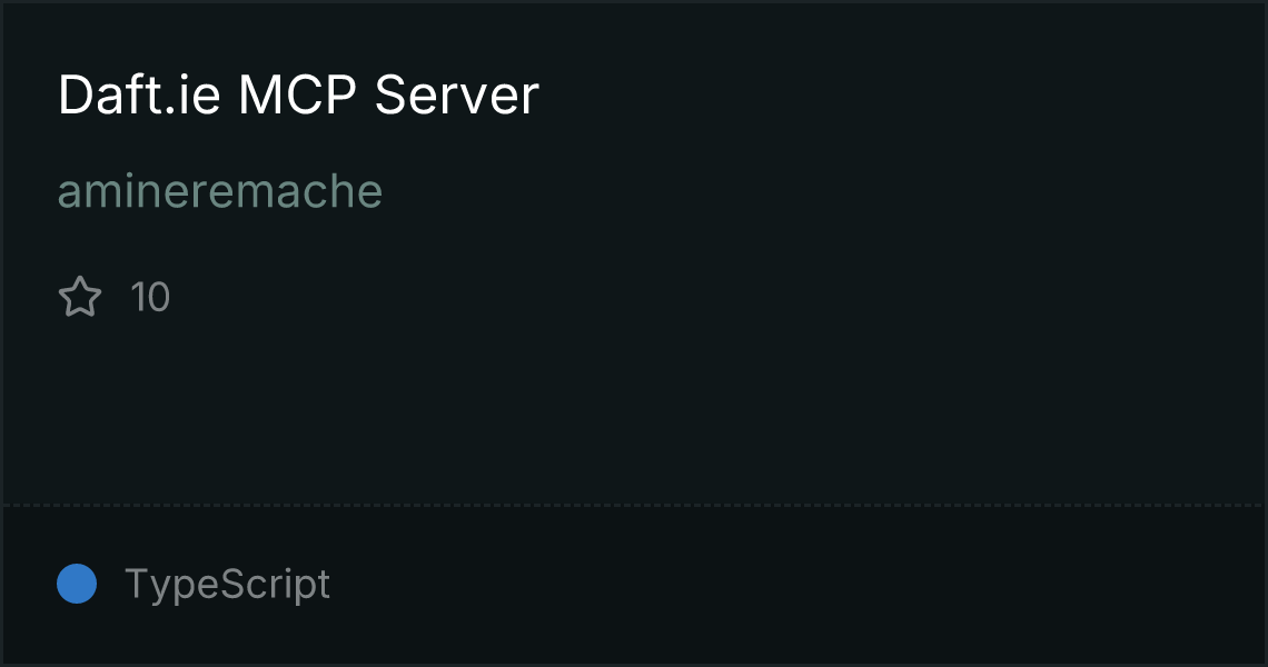 Daft.ie MCP Server | Glama