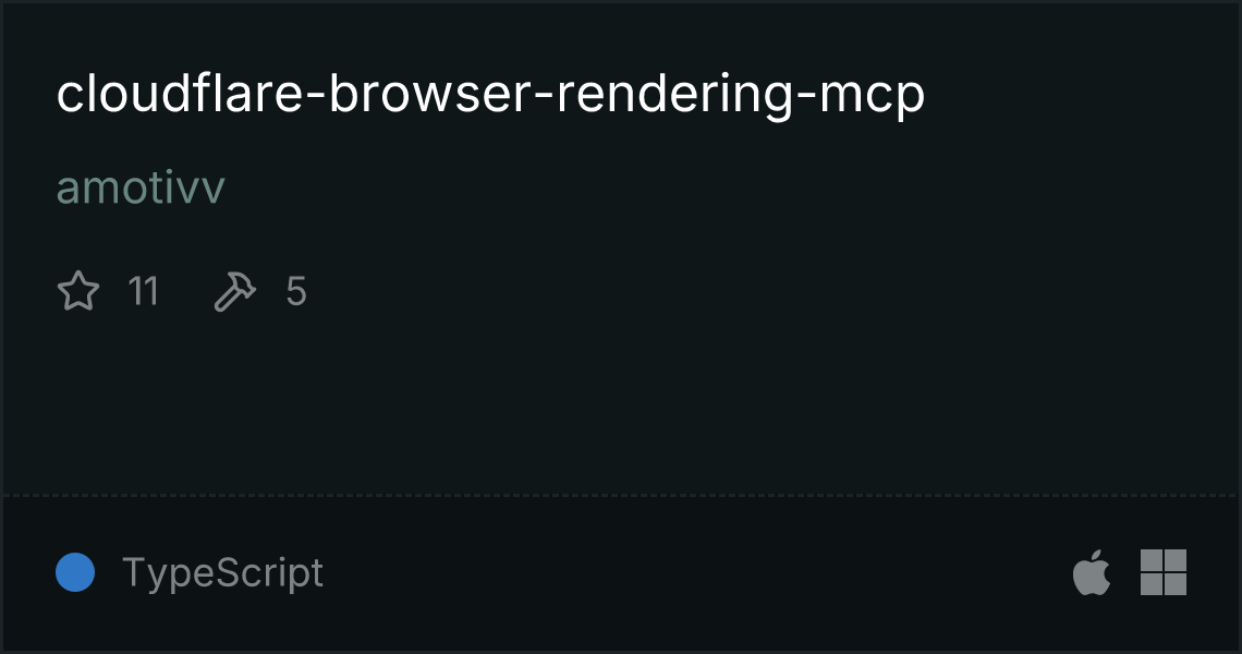 cloudflare-browser-rendering-mcp by amotivv | Glama