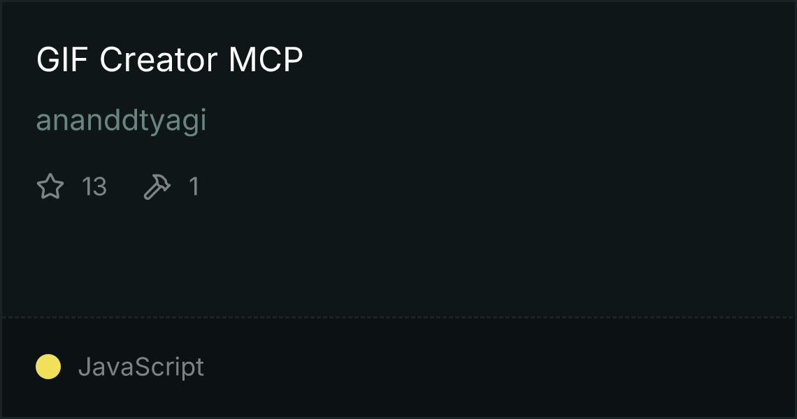 GIF Creator MCP | Glama