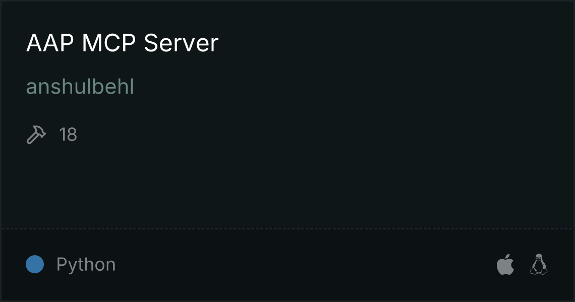 Schema | AAP MCP Server | Glama