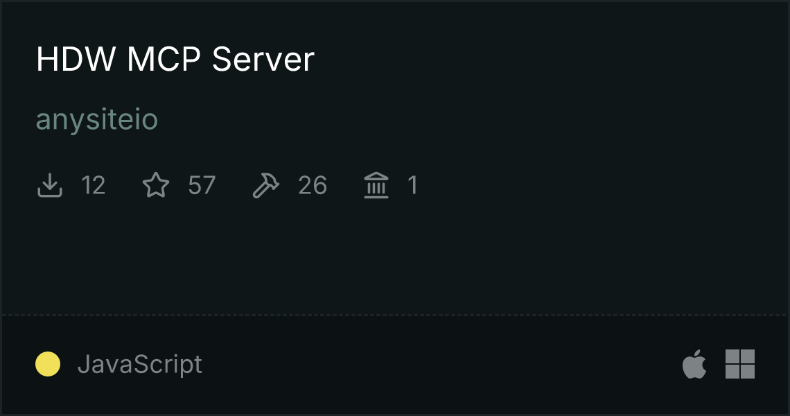 Inspect | HDW MCP Server | Glama