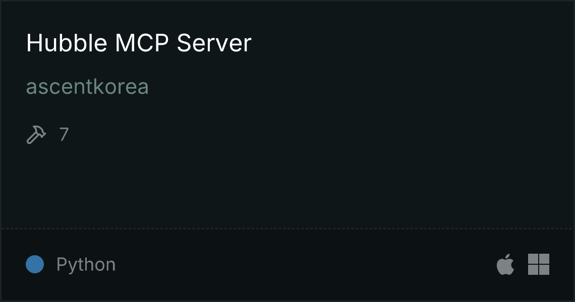 Hubble MCP Server | Glama