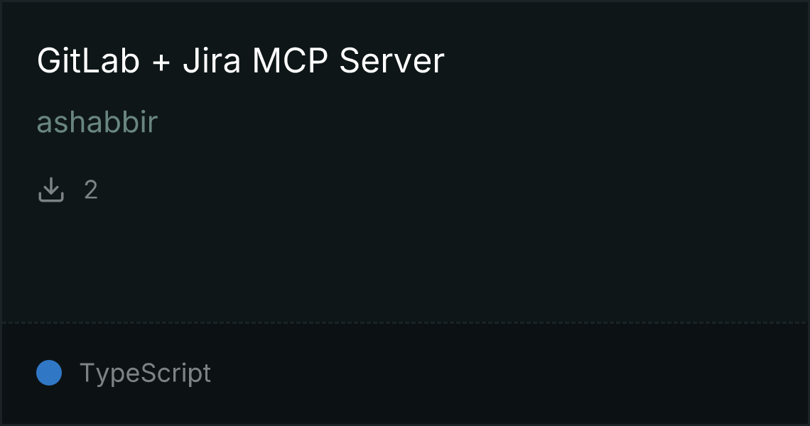 GitLab + Jira MCP Server | Glama