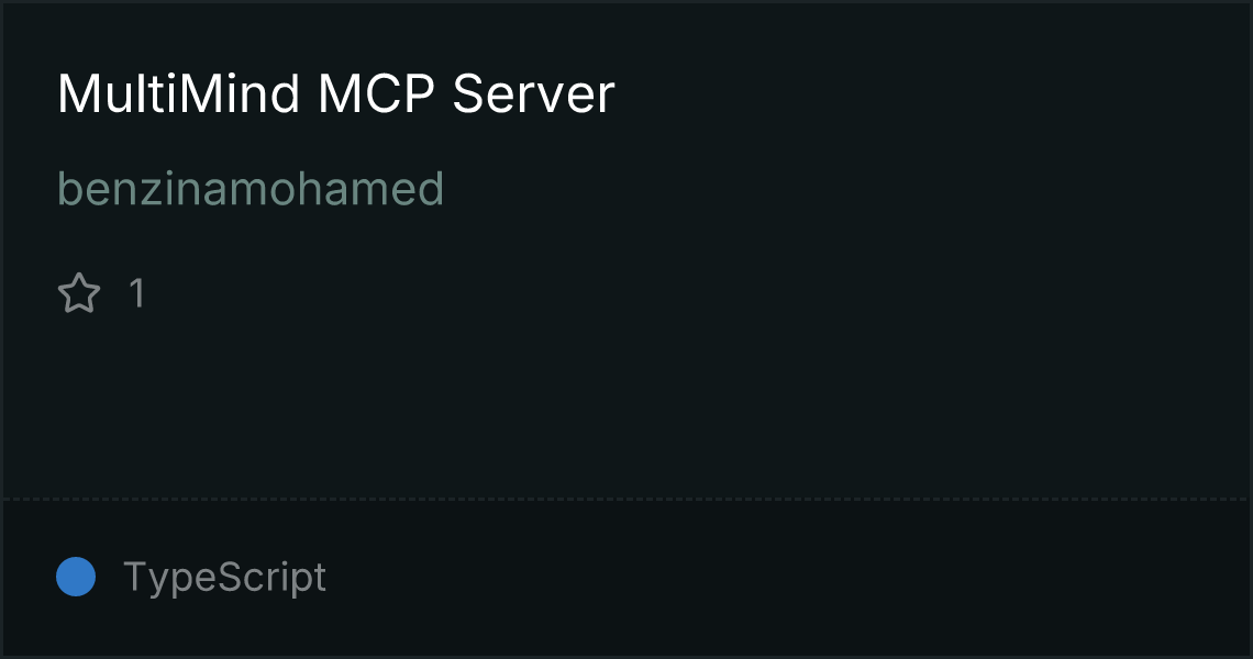MultiMind MCP Server | Glama