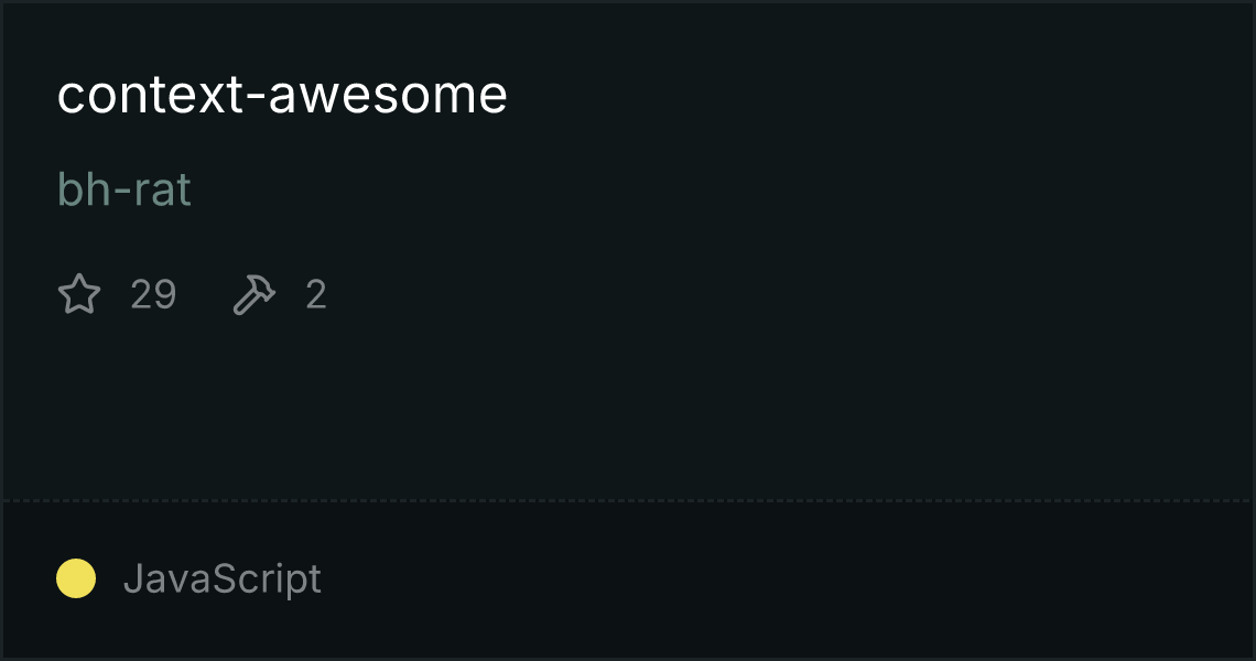 context-awesome by bh-rat | Glama