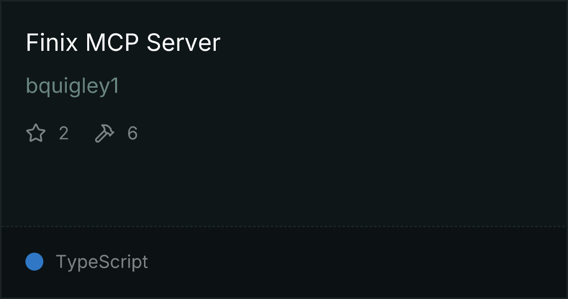 Schema | Finix MCP Server | Glama