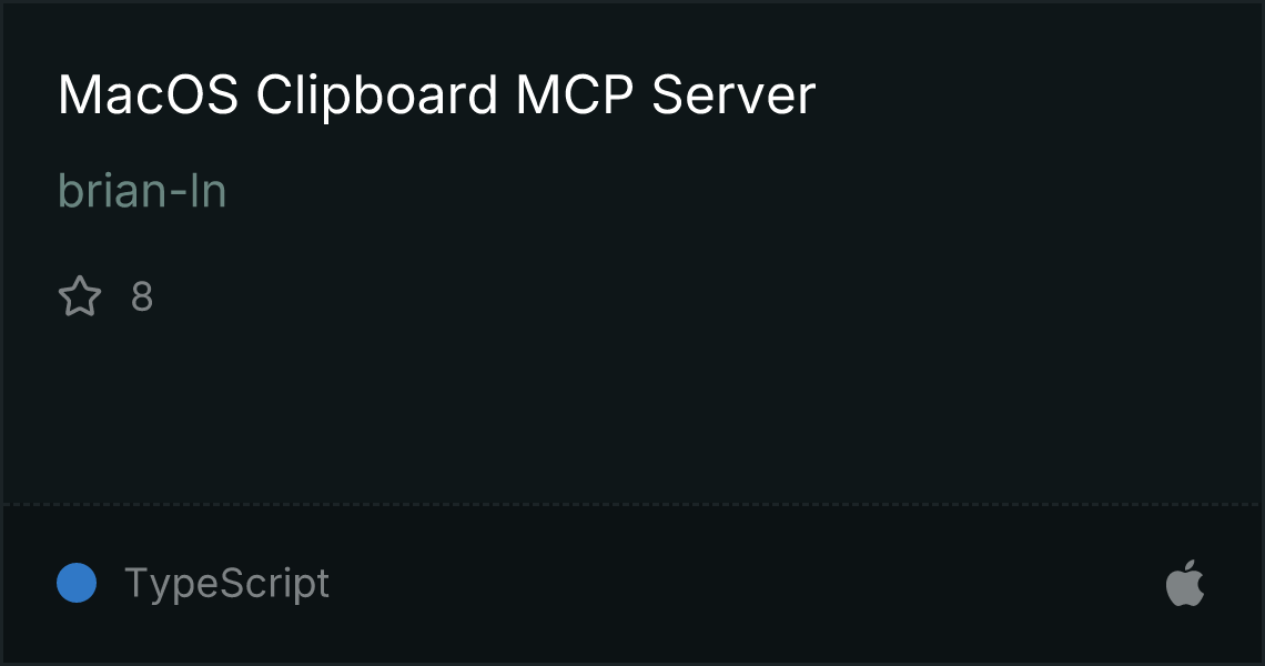 Inspect | MacOS Clipboard MCP Server | Glama