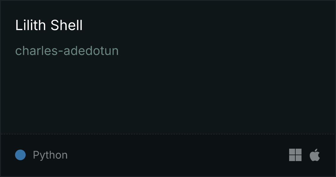 Lilith Shell by charles-adedotun | Glama