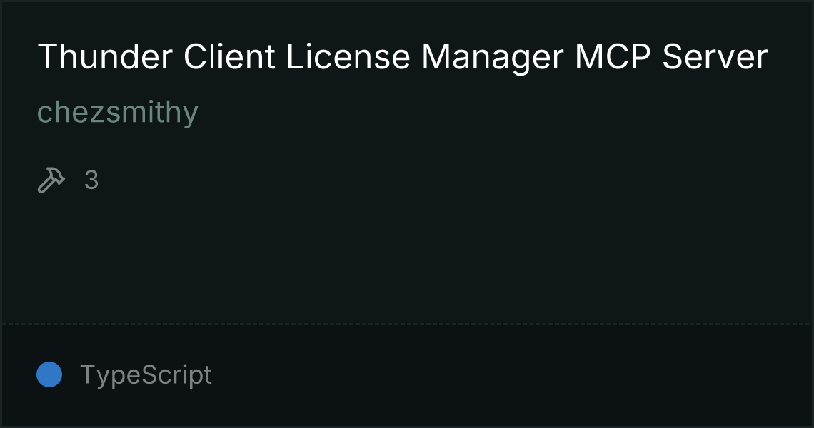 thunderclient_get_licenses - Thunder Client License Manager MCP Server | Glama