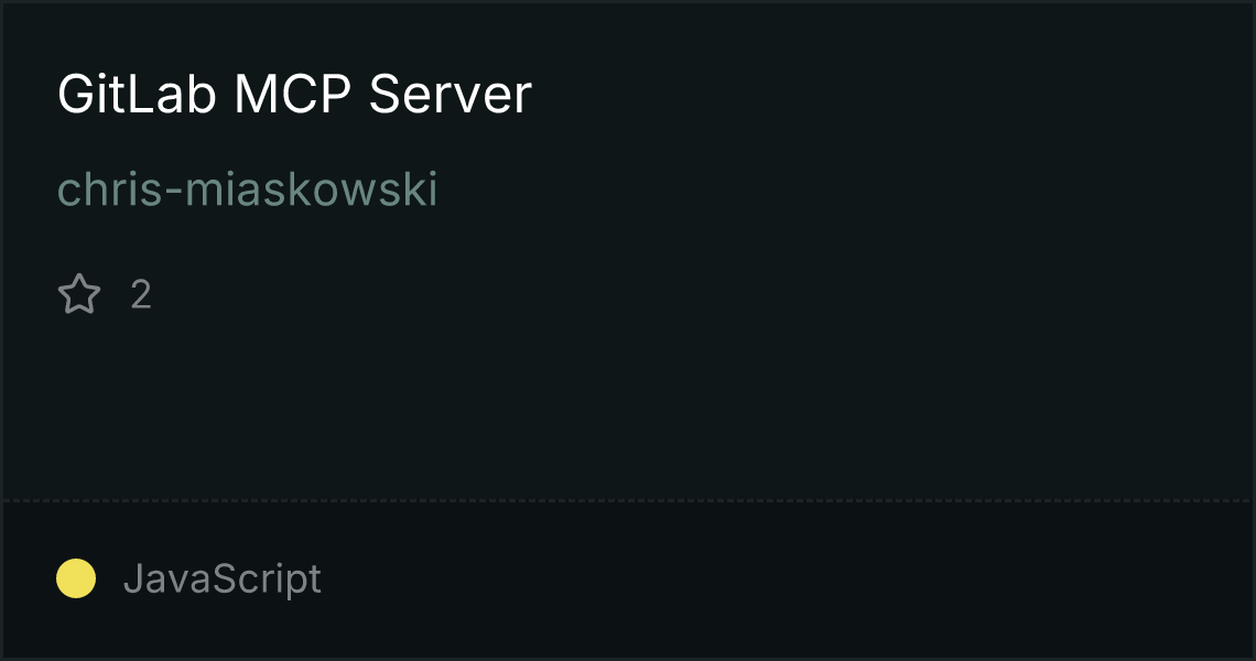 GitLab MCP Server | Glama